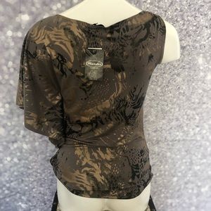 mandee | Tops | Nwt Mandee Zebra Print Top S | Poshmark